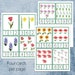 Flower Preschool Printable Count and Clip Cards 1-10. Montessori Spring ...