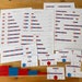 Montessori Addition Worksheets Number Rods. Kindergarten and 1st Grade ...