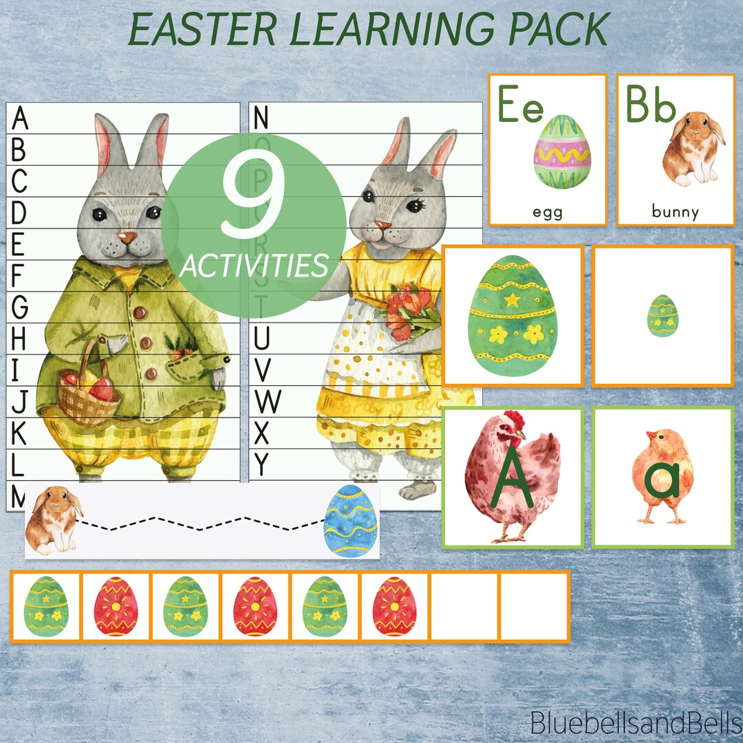 Easter Preschool Printable Pack. Kindergarten Spring Activities. Easter ...