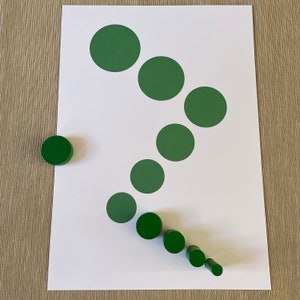 Montessori Knobless Cylinders Patterns. Matching Activity for Preschool ...