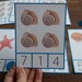 Seashell Count and Clip Cards 1-10. Montessori Ocean Printable ...
