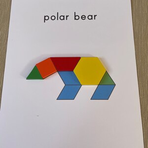 Arctic Animals Pattern Blocks Templates. Antarctic Animals Shape ...