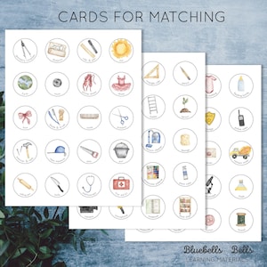 Occupations Cards Matching Activity. Community Helpers Printable ...