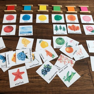 Color Sorting Preschool Printable Activity. Toddler Watercolor ...