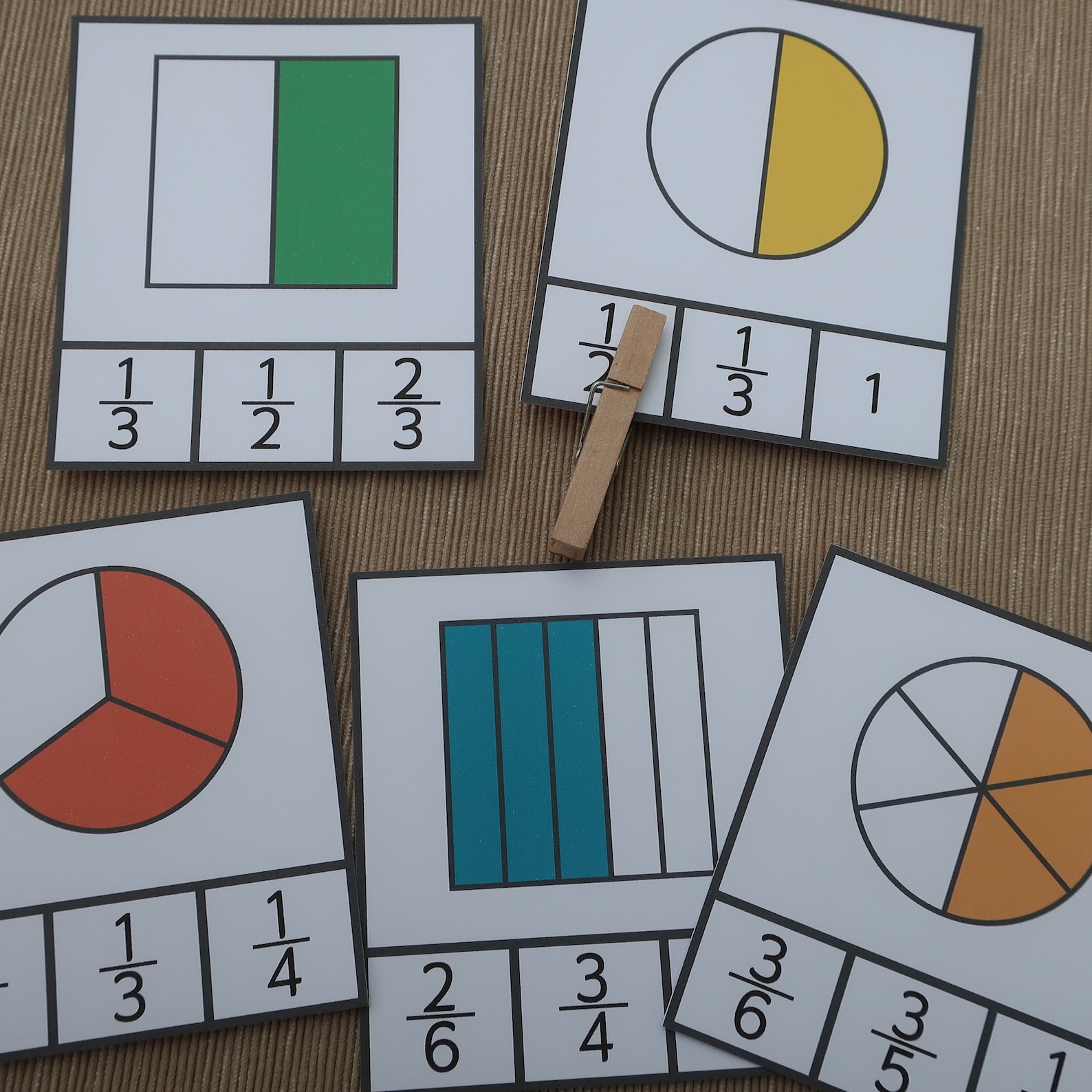 Fractions Preschool and Kindergarten Activities 1-6. - Etsy