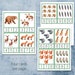 Woodland Animals Count and Clip Cards 1-10. Montessori - Etsy