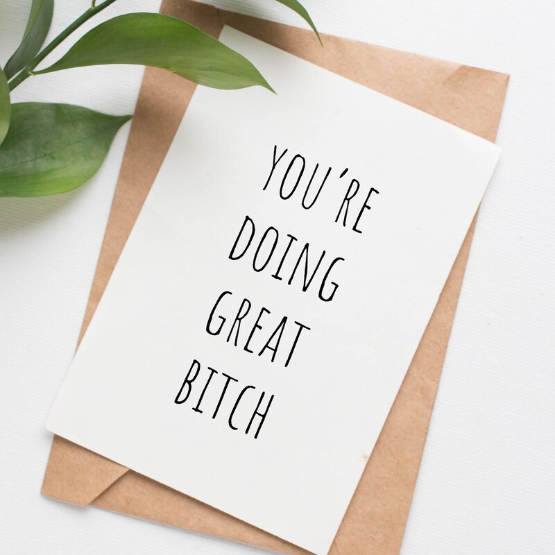 Funny Support Card - Etsy