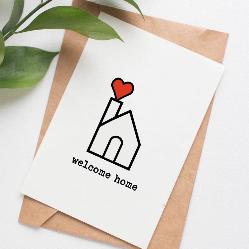 Welcome Home Card - Etsy