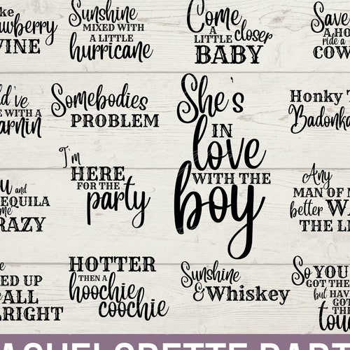 Country Song Lyric SVG for Shirts Bridal Party Shirt SVG - Etsy