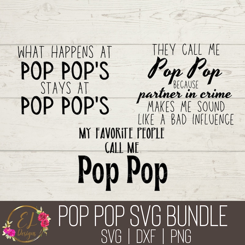Pops Svg - Etsy