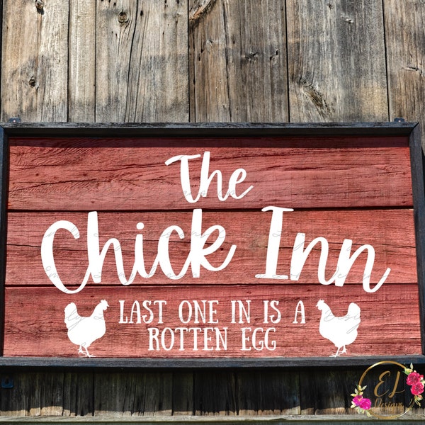 The Chick Inn Svg - Etsy