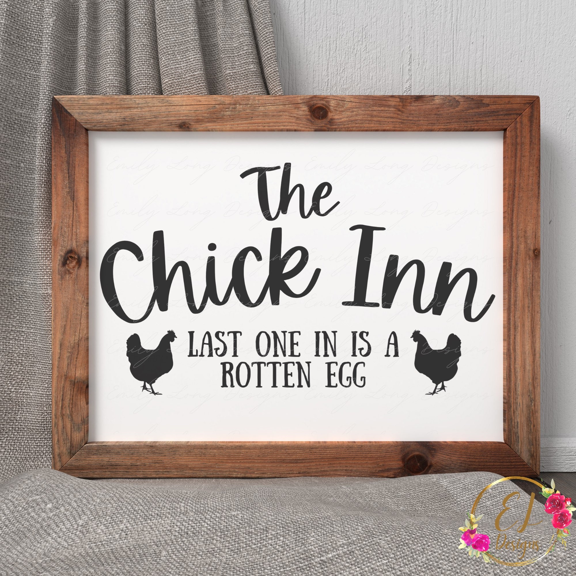 Chicken SVG | the Chick Inn Svg | Chicken Coop Sign | Farm Life Svg ...