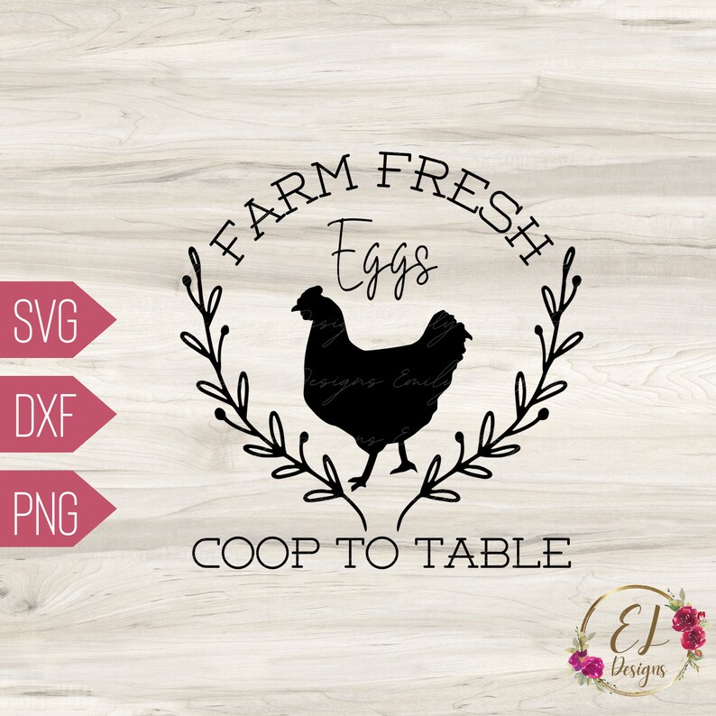 Chicken SVG Farm Fresh Eggs Svg Farm Life Svg Farmhouse - Etsy