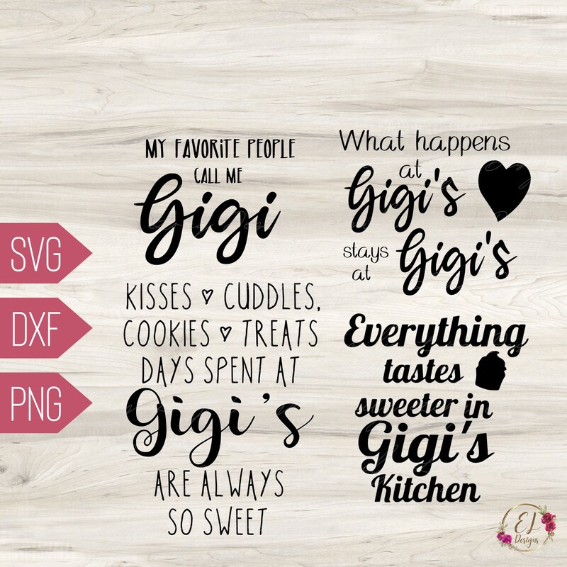 Gigi Svg - Etsy