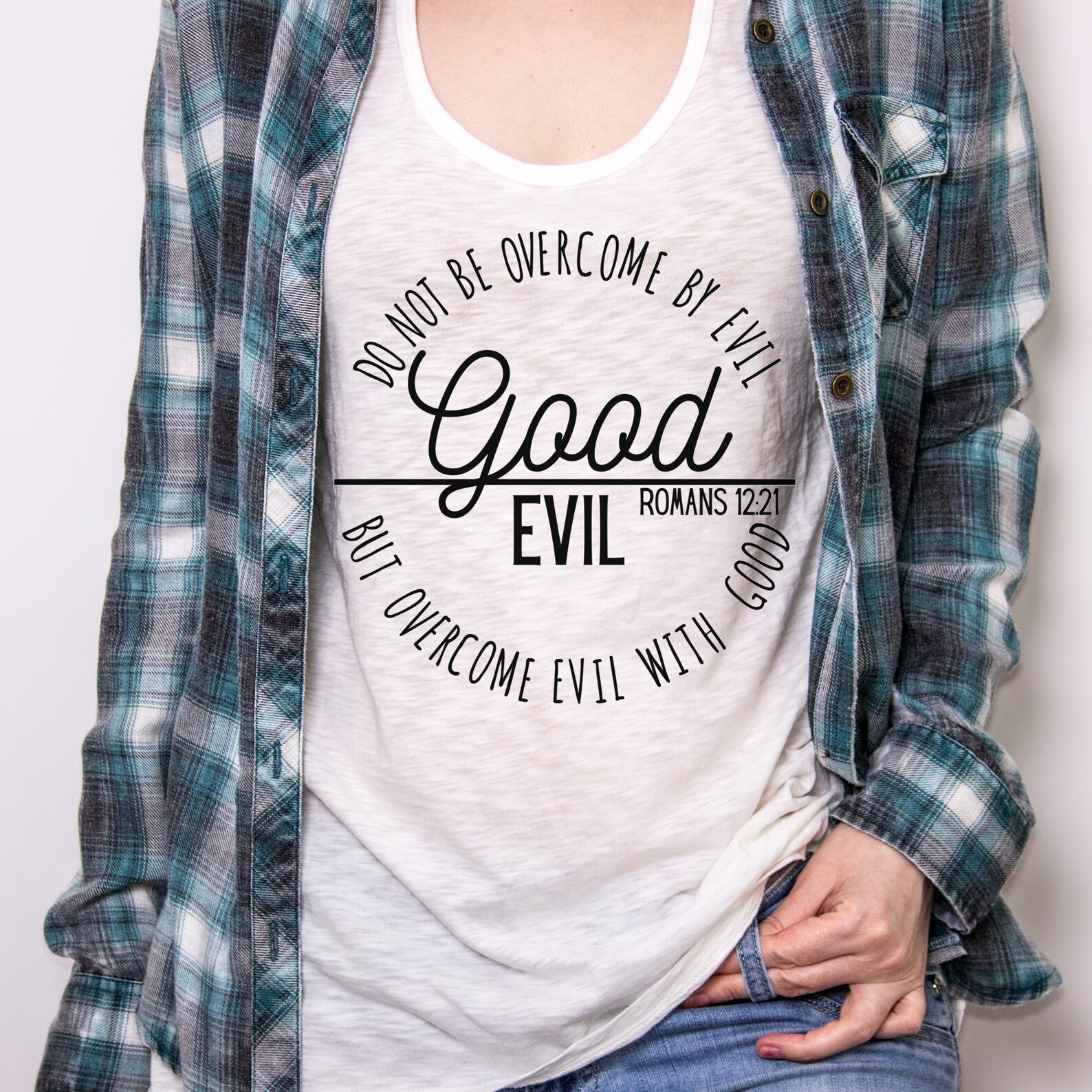 Bible Verse SVG Good Over Evil SVG Romans 12 21 - Etsy Canada