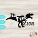 Dinosaur SVG | Four-ocious Svg | 4th Birthday Shirt Svg | Dinosaur ...