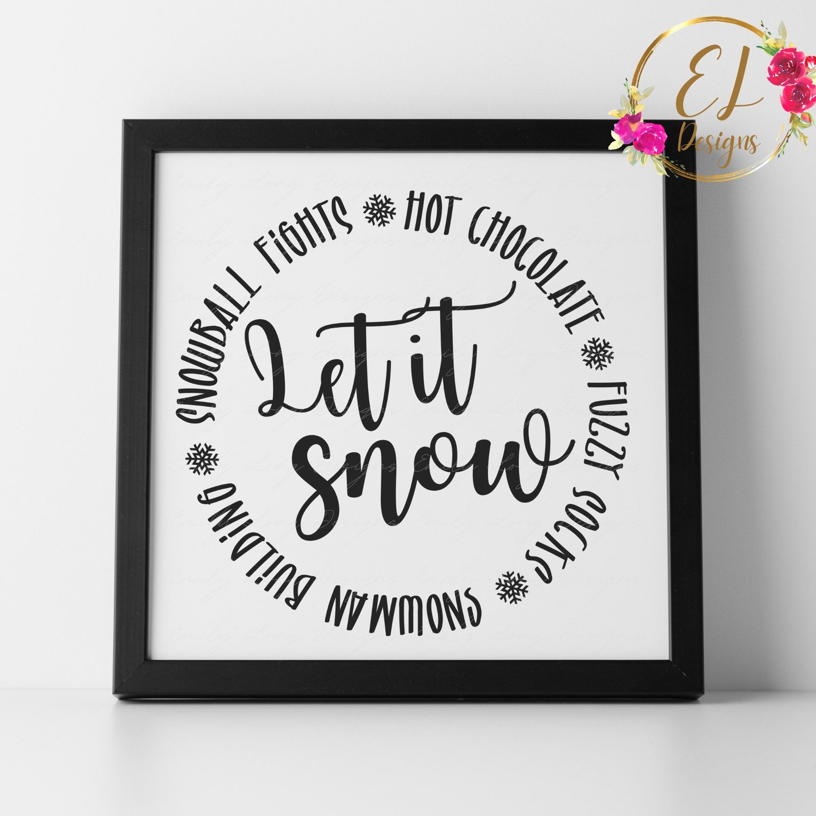 Winter SVG Bundle Snowflake Svg Winter Sign SVG - Etsy