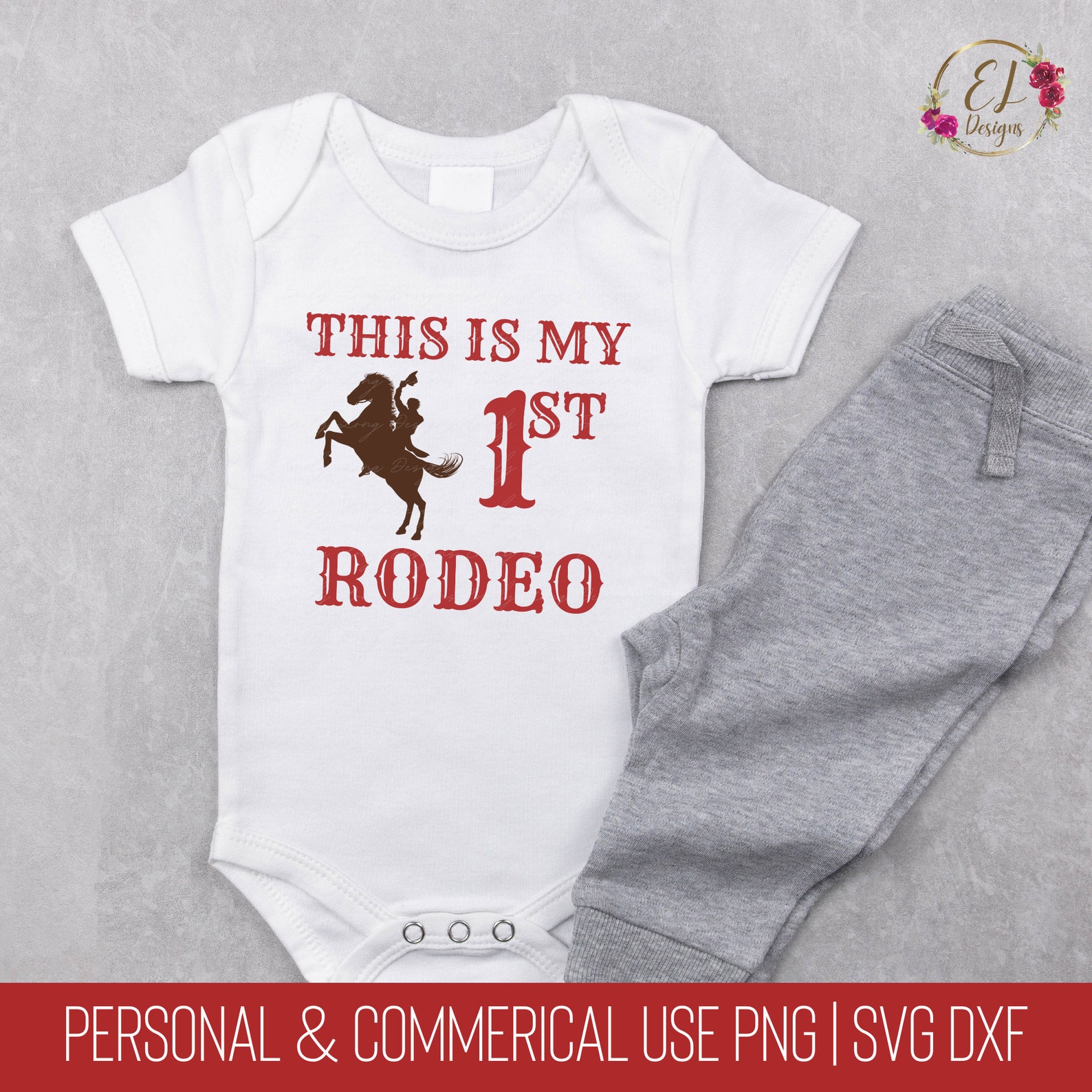 First Birthday SVG My 1st Rodeo Svg 1st Birthday SVG | Etsy