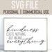 Kindness Svg | Kindness Costs Nothing but Means Everything Svg | Be ...