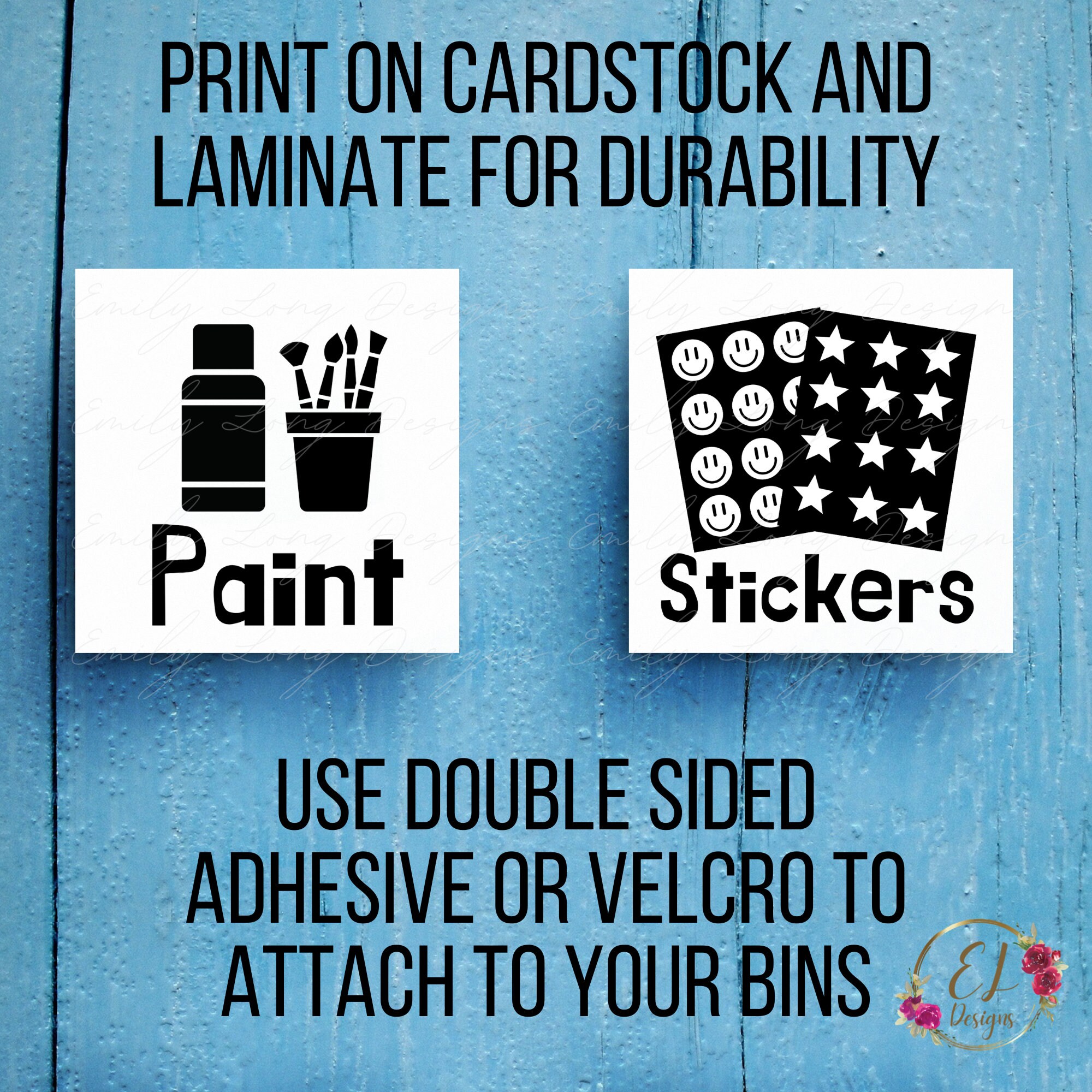 Printable Art Supply Labels | Craft Supply Labels | Art Supplies Labels ...