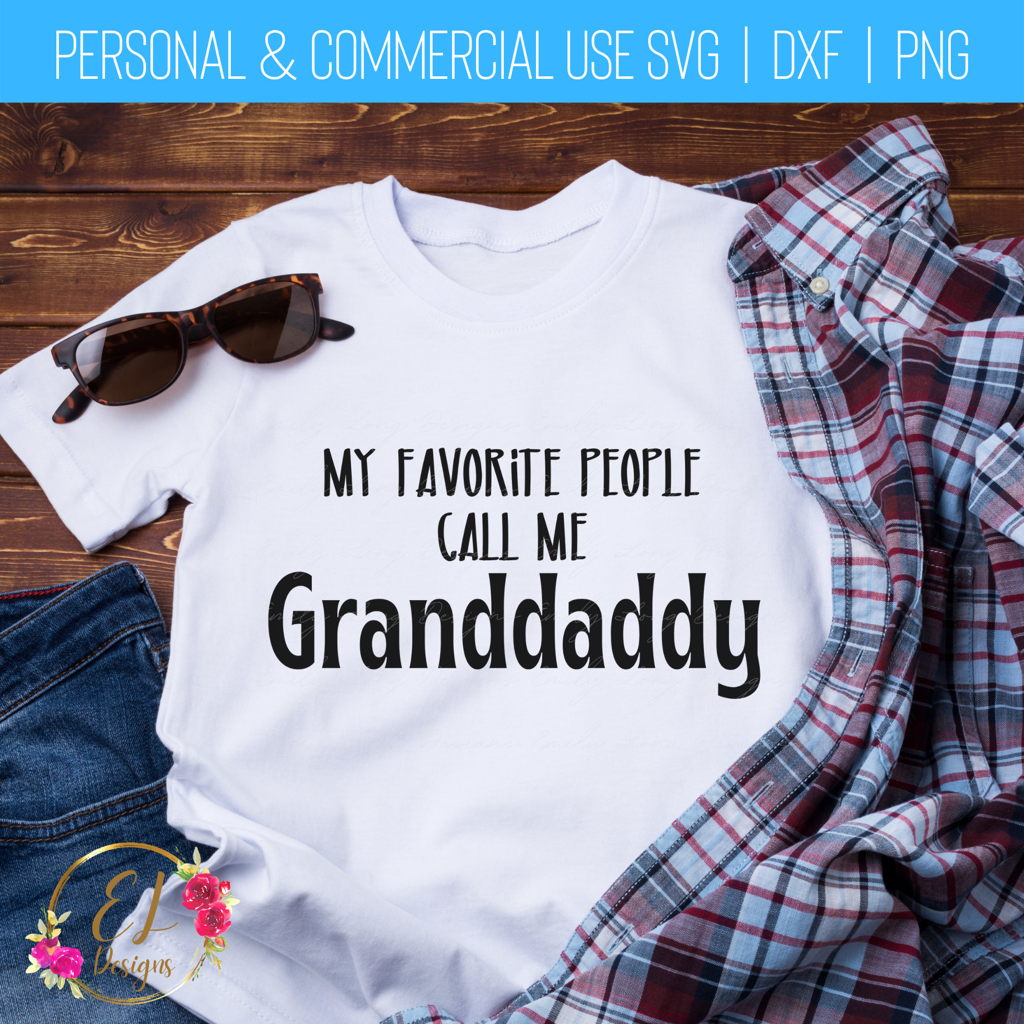 Grandpa Fathers Day Svg Bundle | My Favorite People Call Me Granddaddy ...