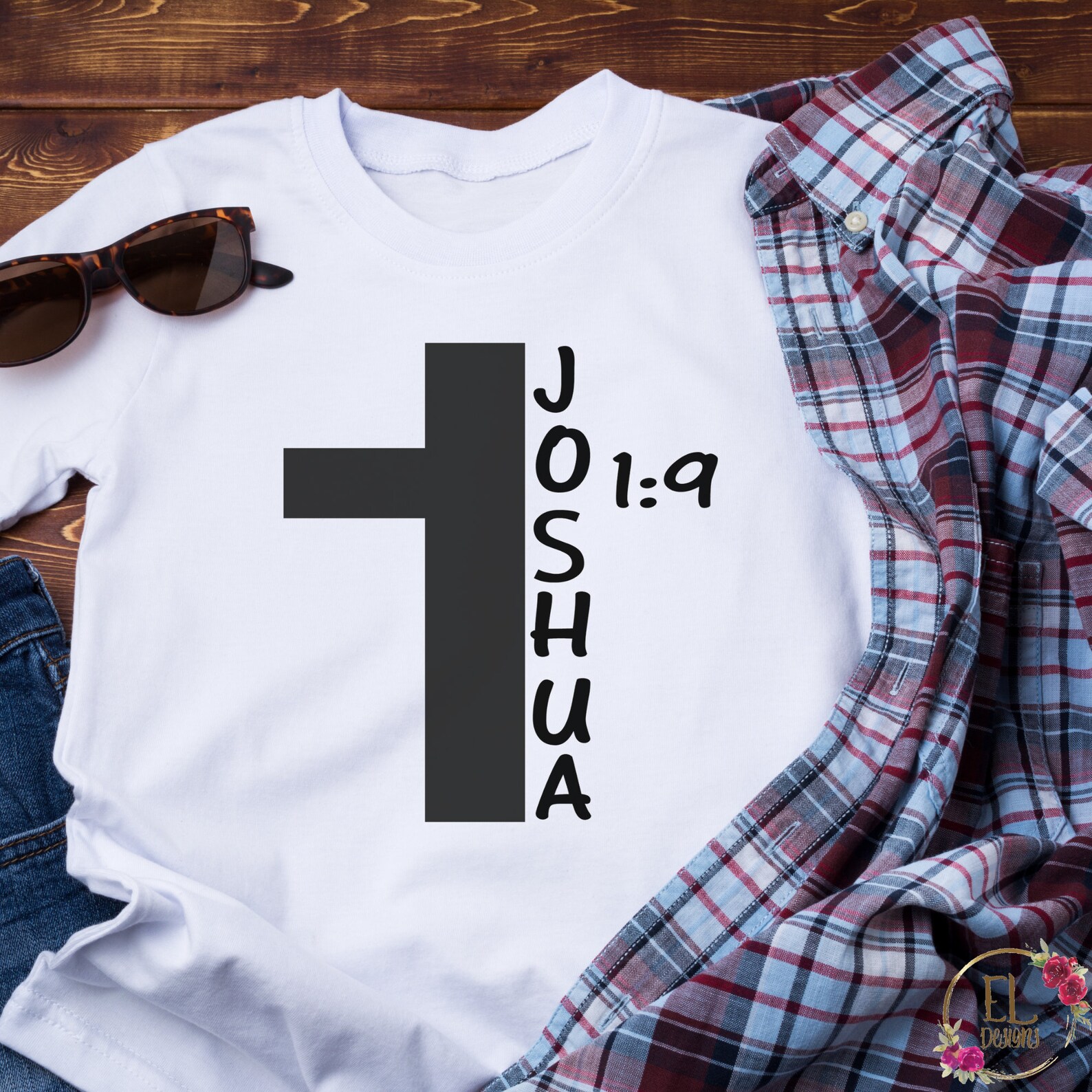 Bible Verse SVG Joshua 1:9 SVG Cross SVG Christian - Etsy