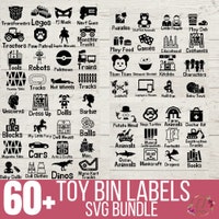 Kids Toy Label Organization - Labels for Toy Bins- Instant Download ...