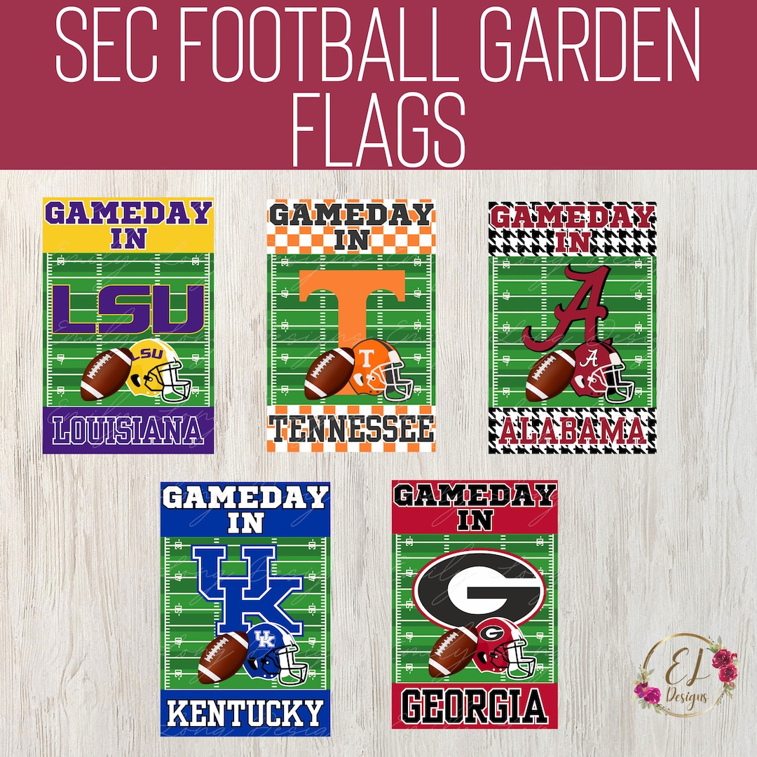 Game Day in the SEC Garden Flag Png | SEC Football | Garden Flag ...