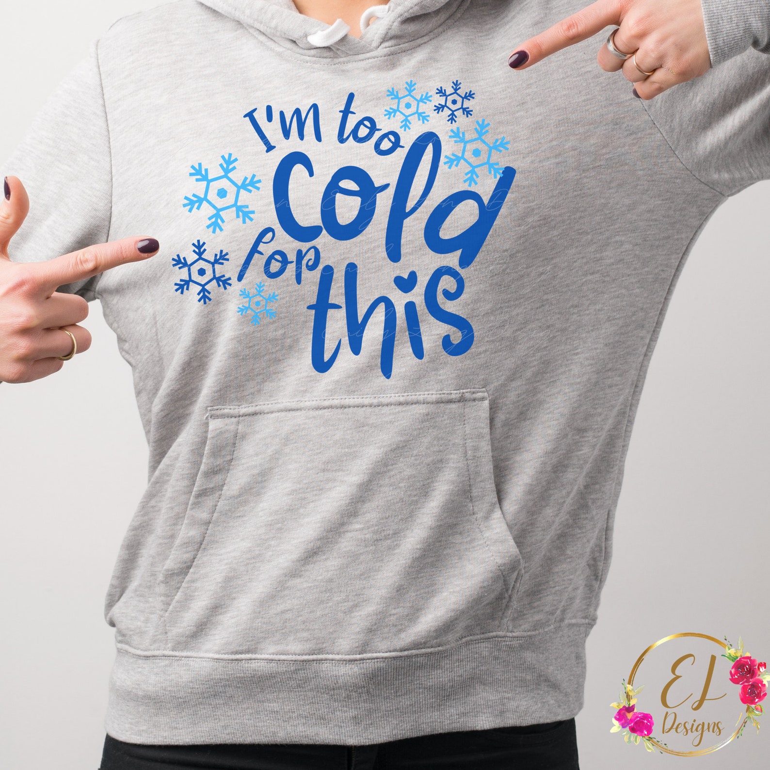 I'm Too Cold for This SVG Winter SVG Sarcastic Winter | Etsy