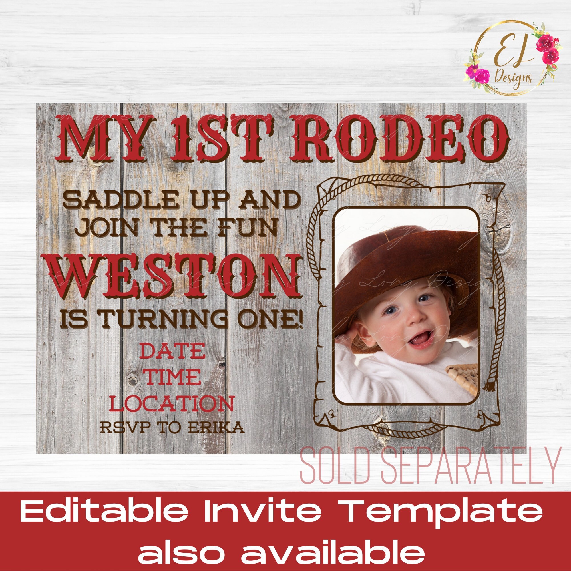 First Birthday SVG My 1st Rodeo Svg 1st Birthday SVG | Etsy