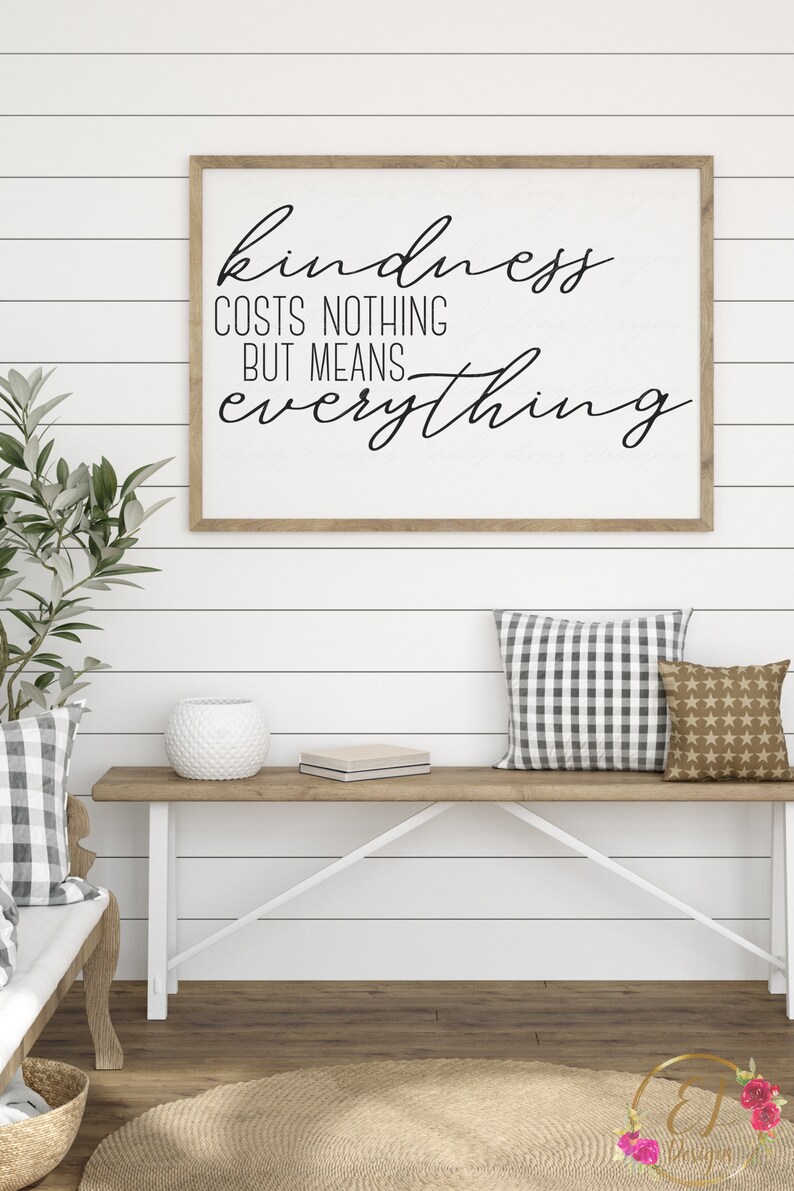 Kindness Svg Kindness Costs Nothing but Means Everything Svg - Etsy