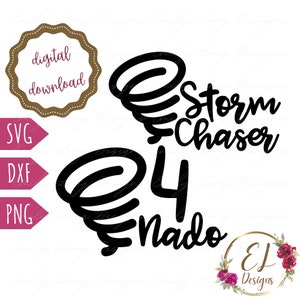 4 Nado Storm Chaser SVG Bundle | Fournado Svg | 4th Birthday SVG | Mom ...