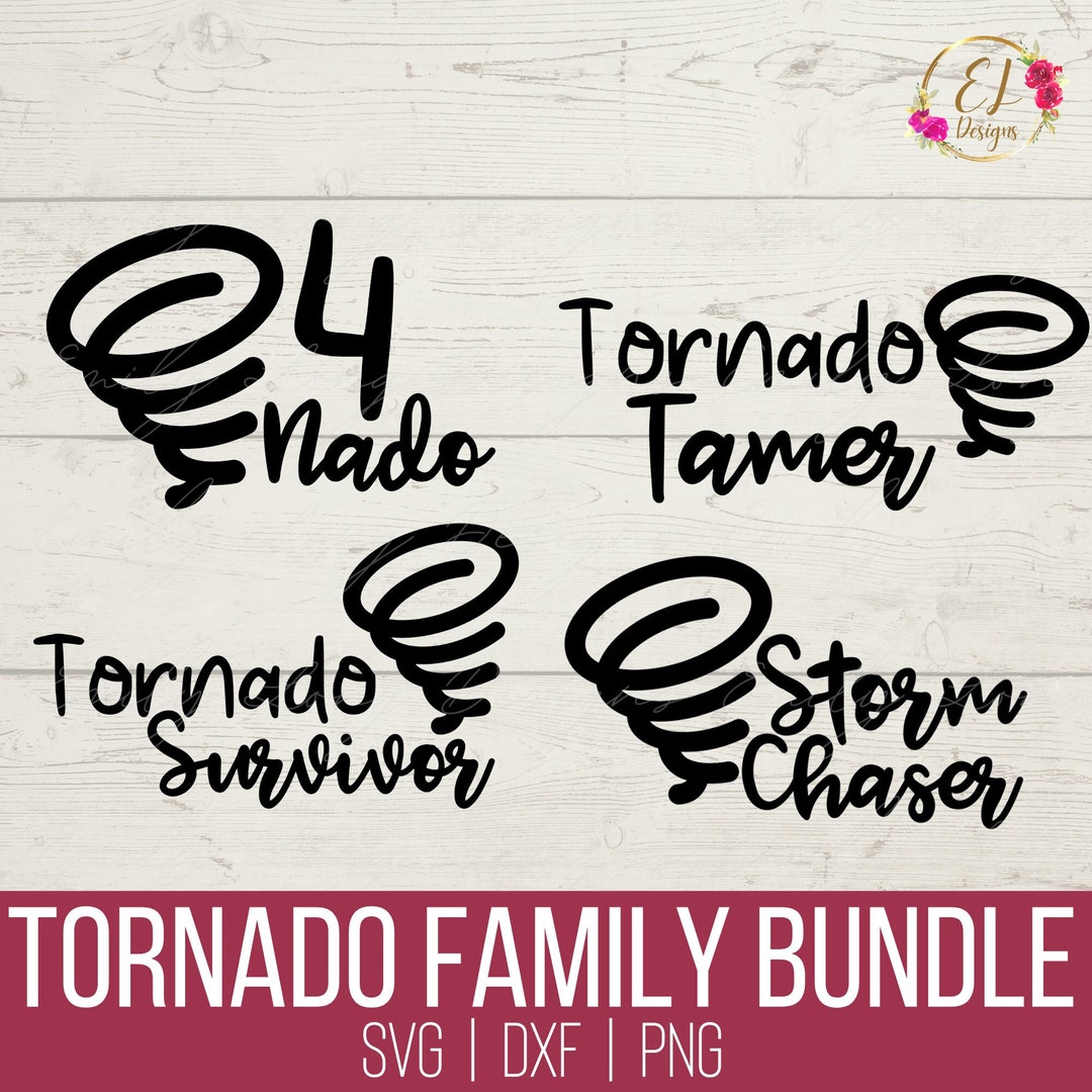 4 Nado Storm Chaser SVG Bundle | Fournado Svg | 4th Birthday SVG ...