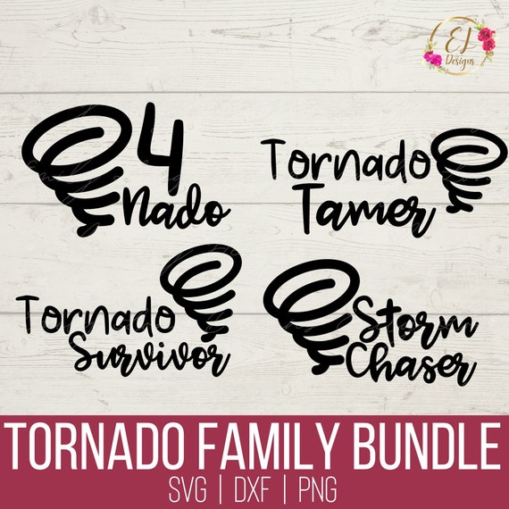 4 Nado Storm Chaser SVG Bundle Fournado Svg 4th Birthday - Etsy