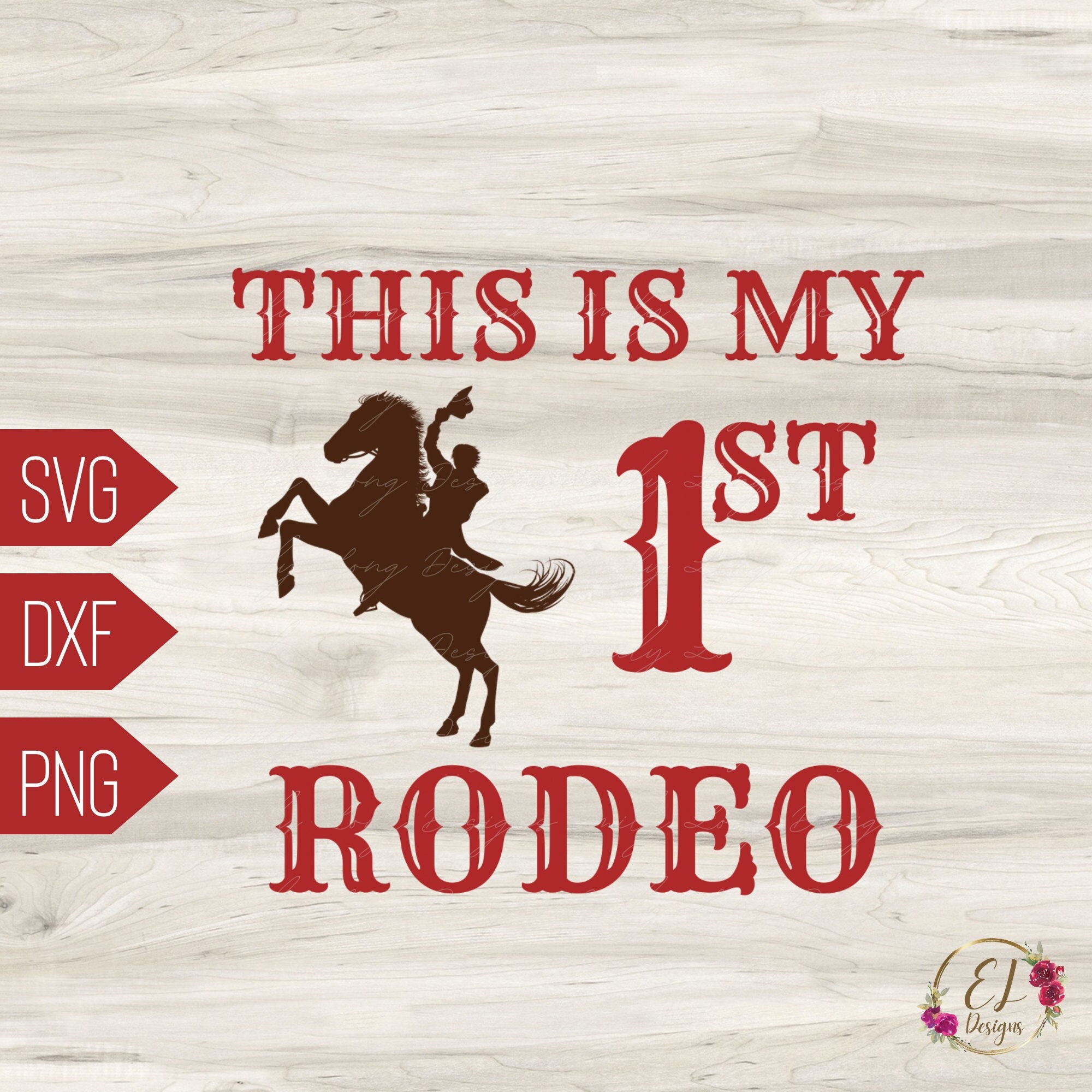 First Birthday SVG My 1st Rodeo Svg 1st Birthday SVG | Etsy