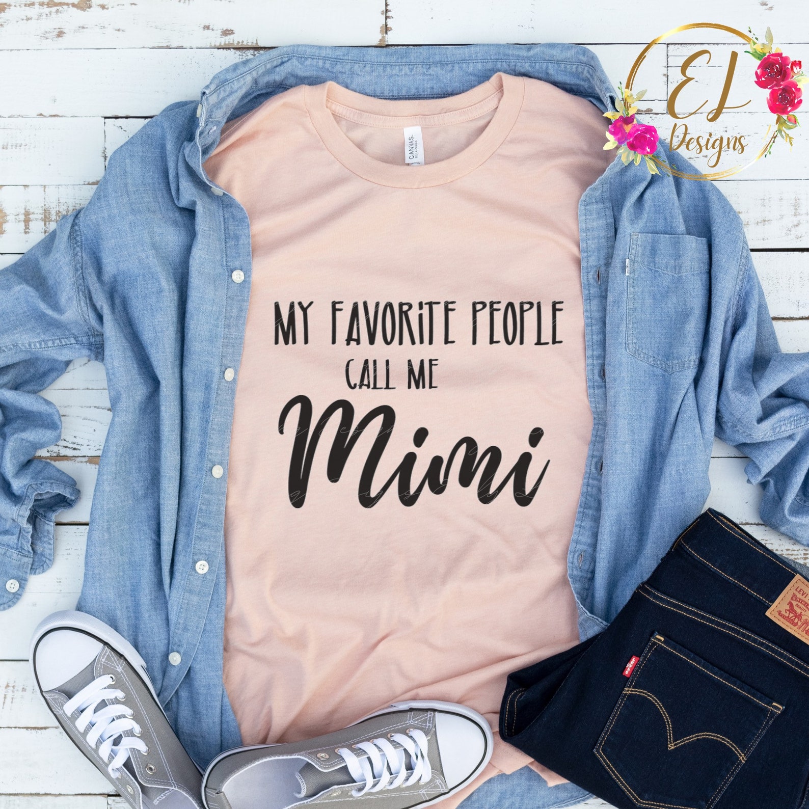 Mimi SVG Bundle Gift for Mimi grandparents Day Gift | Etsy