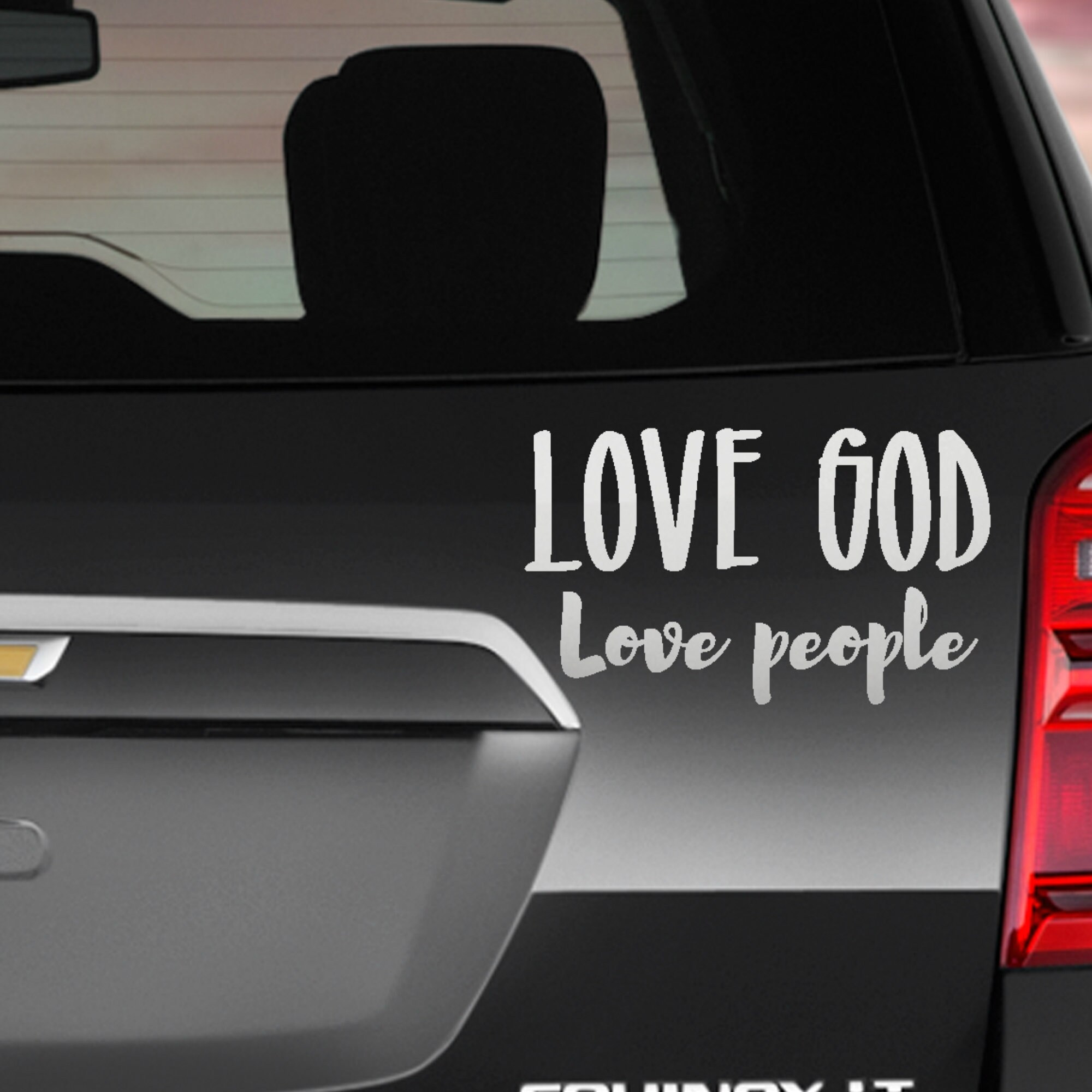 Love God Love People SVG Christian Bumper Sticker Scripture Svg Png Dxf ...