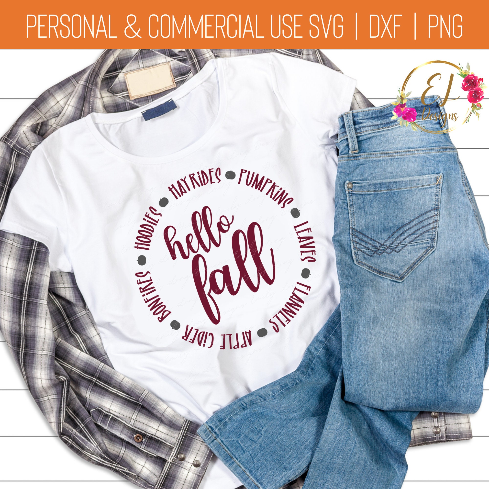 Fall Things Circle Svg Fall Things SVG Fall Svg Things - Etsy