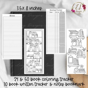 Printable Book Tracker | Reading Tracker Bookmarks | Printable Reading ...