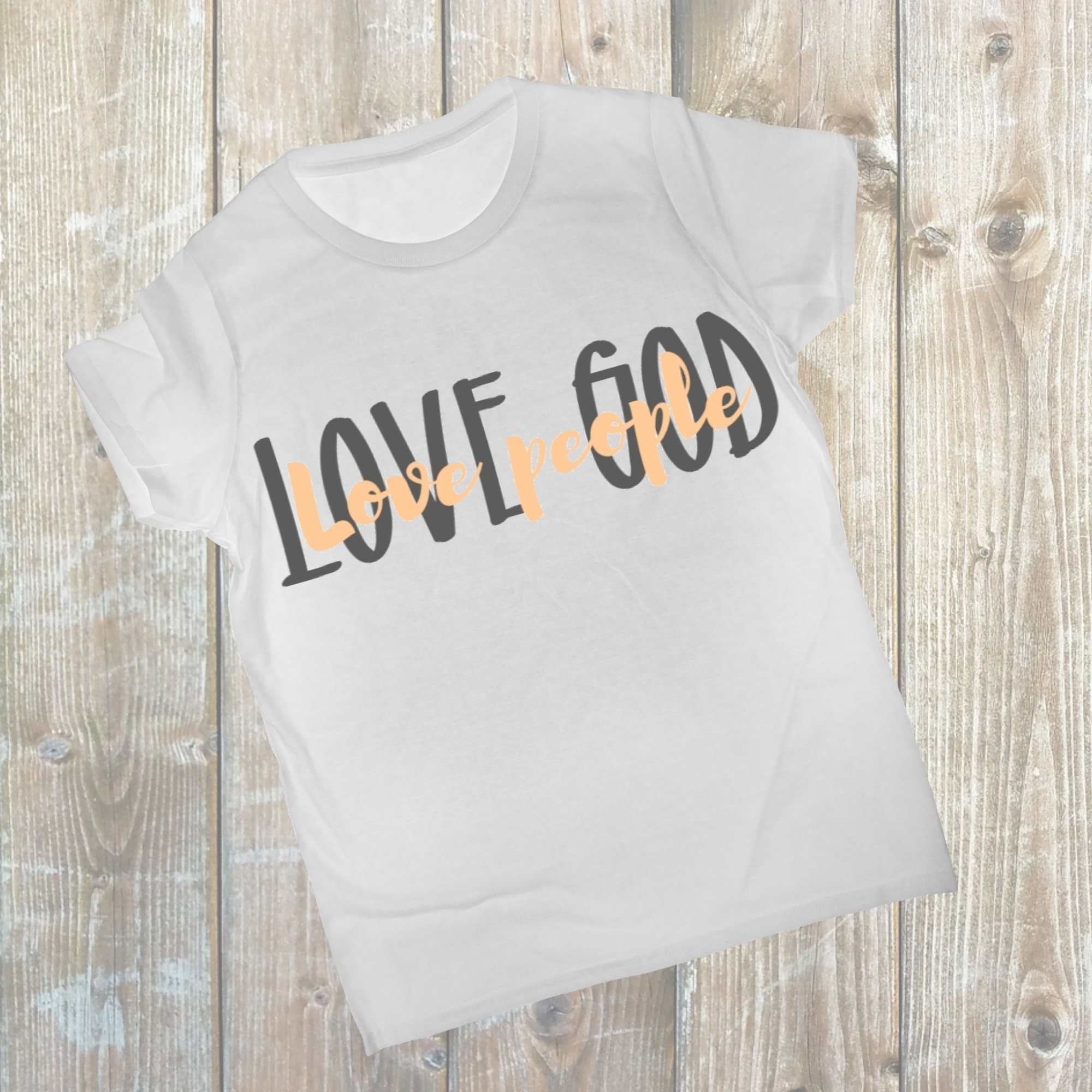 Love God Love People SVG Christian Bumper Sticker Scripture | Etsy