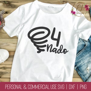 4 Nado Storm Chaser SVG Bundle | Fournado Svg | 4th Birthday SVG ...