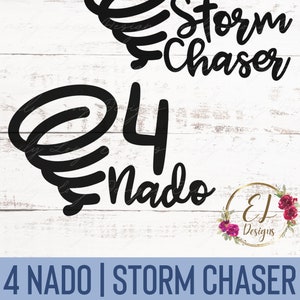 4 Nado Storm Chaser SVG Bundle | Fournado Svg | 4th Birthday SVG | Mom ...