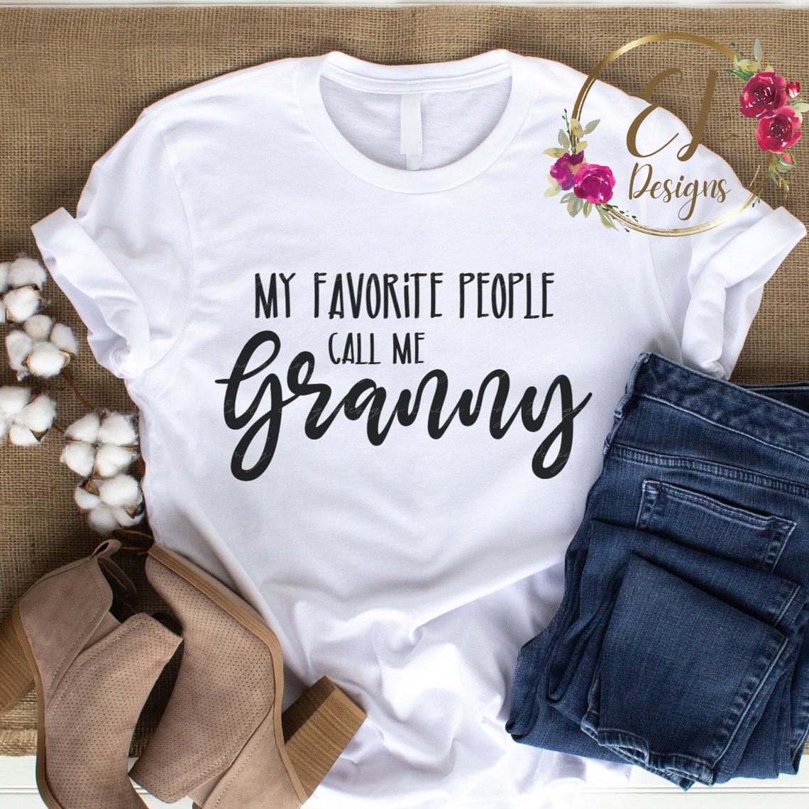 Granny SVG Bundle Grandparents Day Gift Granny's | Etsy