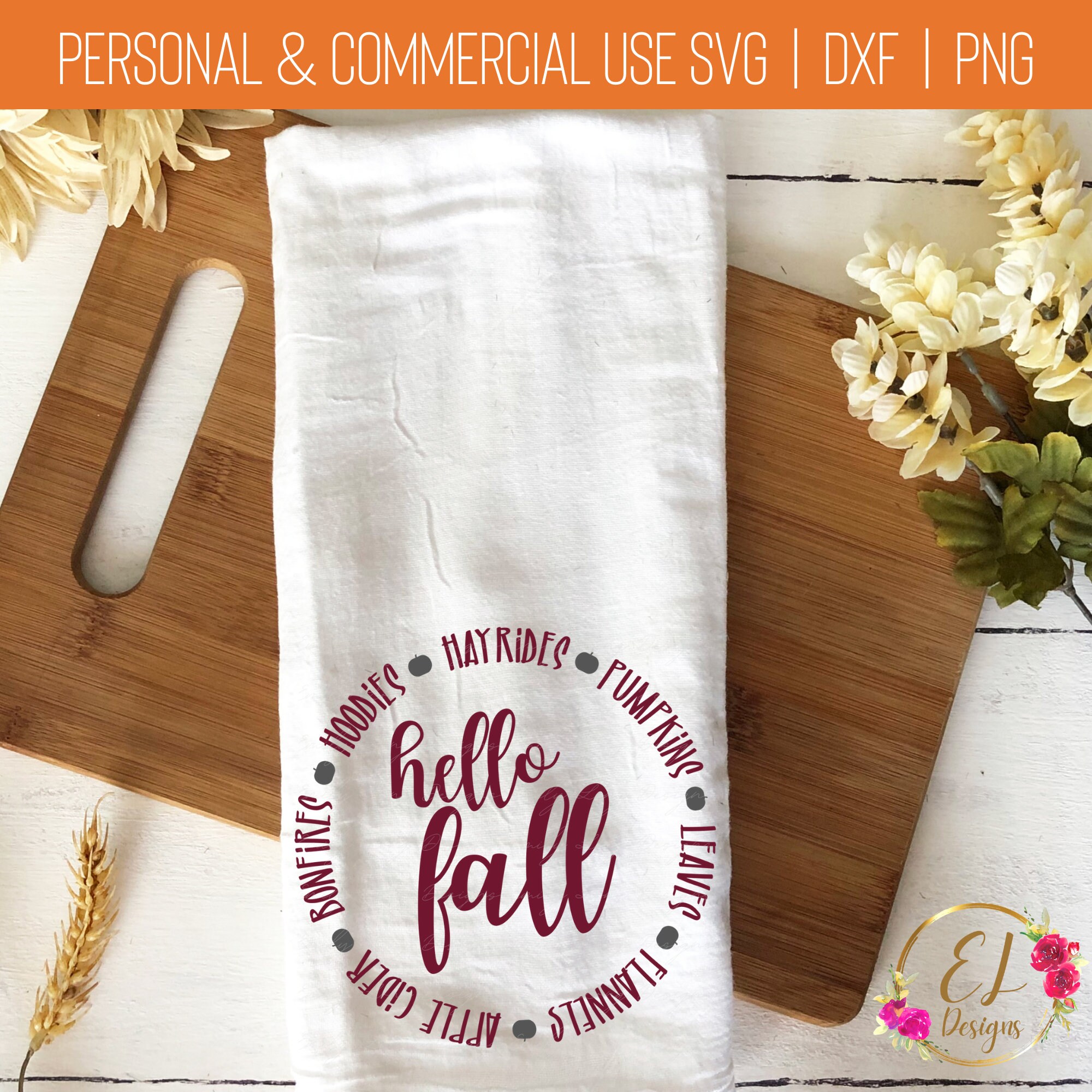 Fall Things Circle Svg Fall Things SVG Fall Svg Things - Etsy