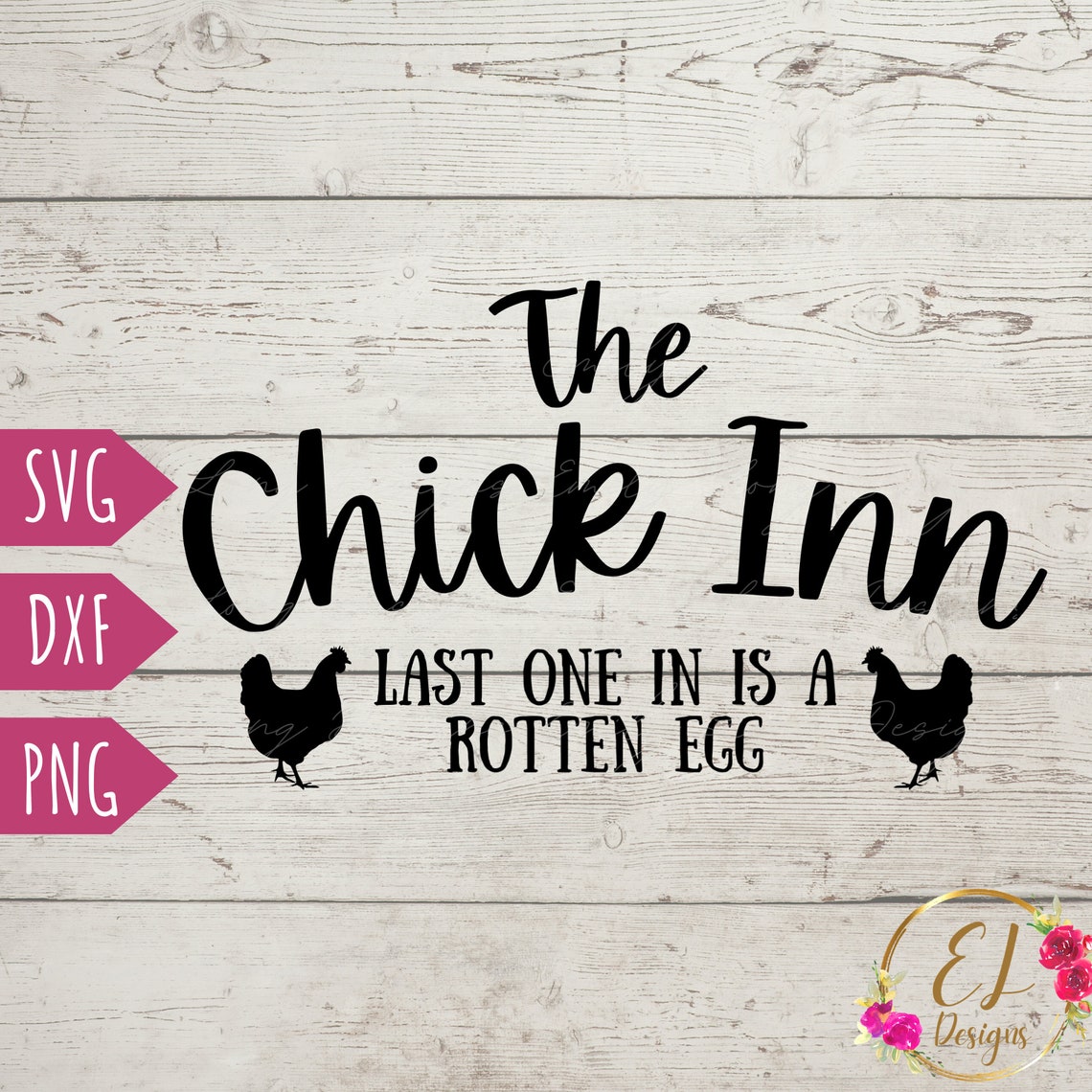 Chicken SVG | the Chick Inn Svg | Chicken Coop Sign | Farm Life Svg ...