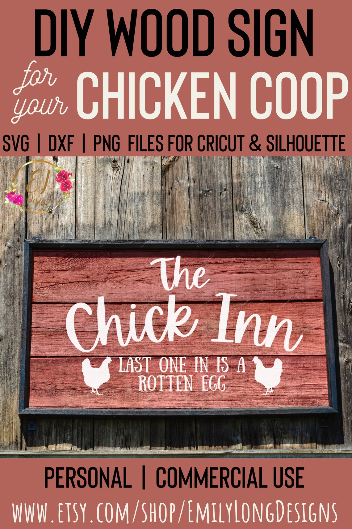 Chicken SVG | the Chick Inn Svg | Chicken Coop Sign | Farm Life Svg ...