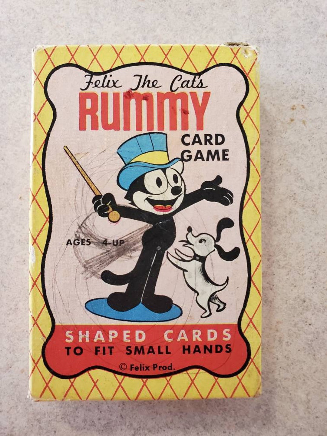 Felix the Cat's Rummy Card Game - Vintage Card Game - Etsy
