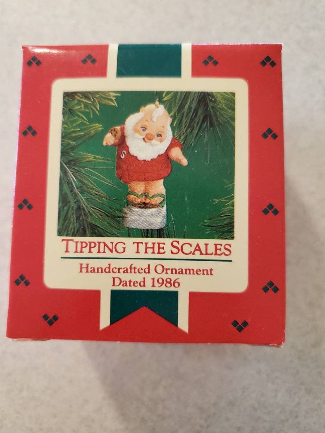 Tipping the Scales - Vintage Hallmark Keepsake Ornament - 1986 - Etsy