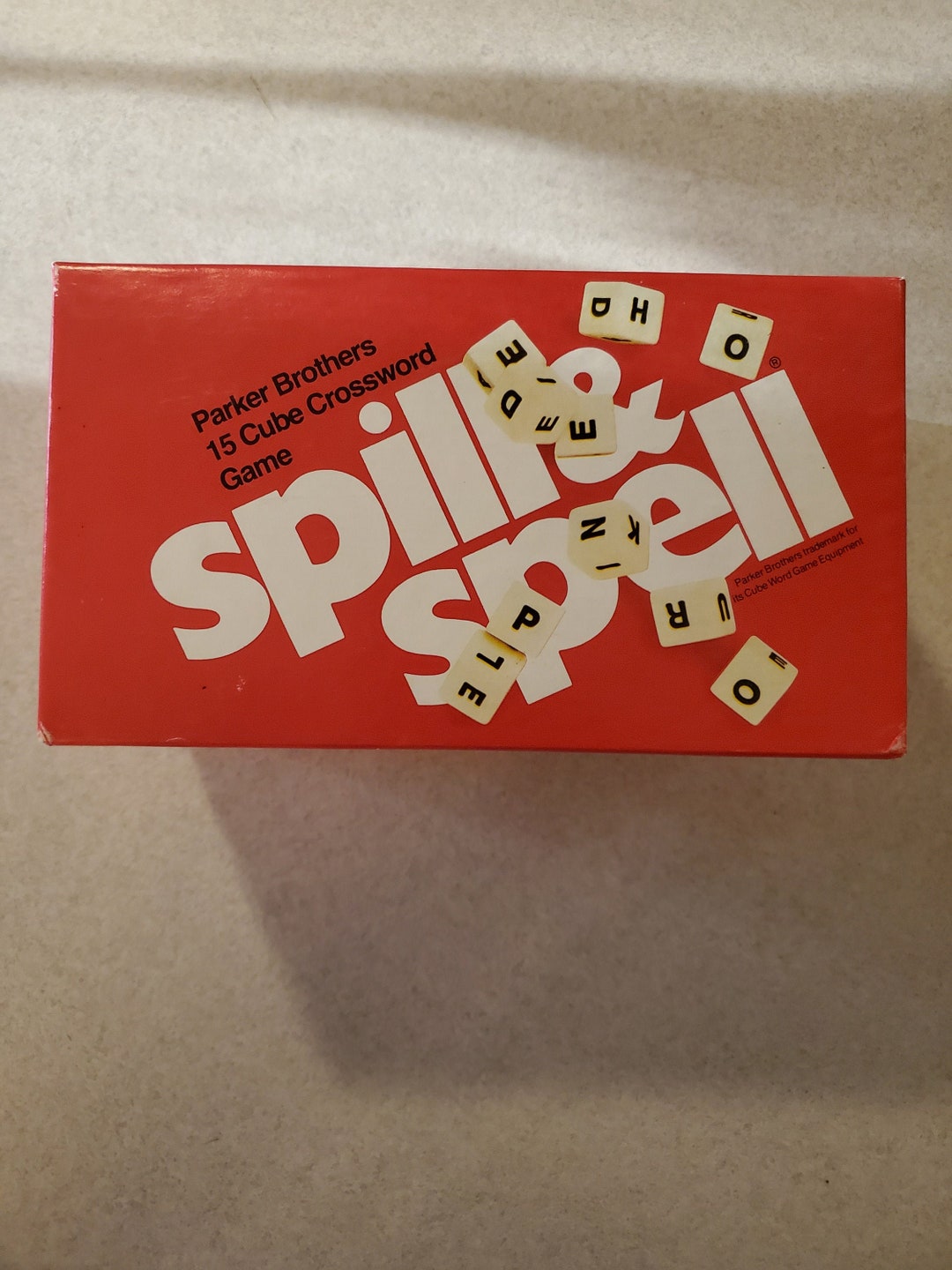 1972 Spill & Spell - Vintage Tile Game - Etsy
