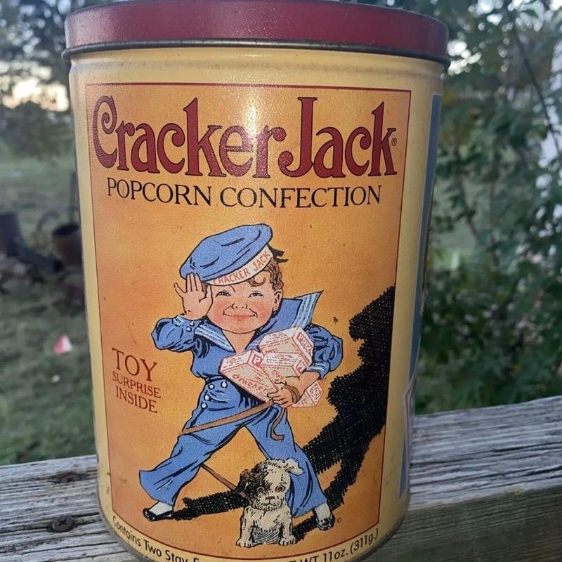 Vintage Cracker Tin - Etsy